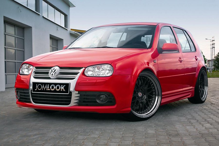 ABS-VW GOLF 4 ZDERZAK PRZÓD GOLF5 LOOK GRILL CHROM-MM :: Wojtmar Tuning