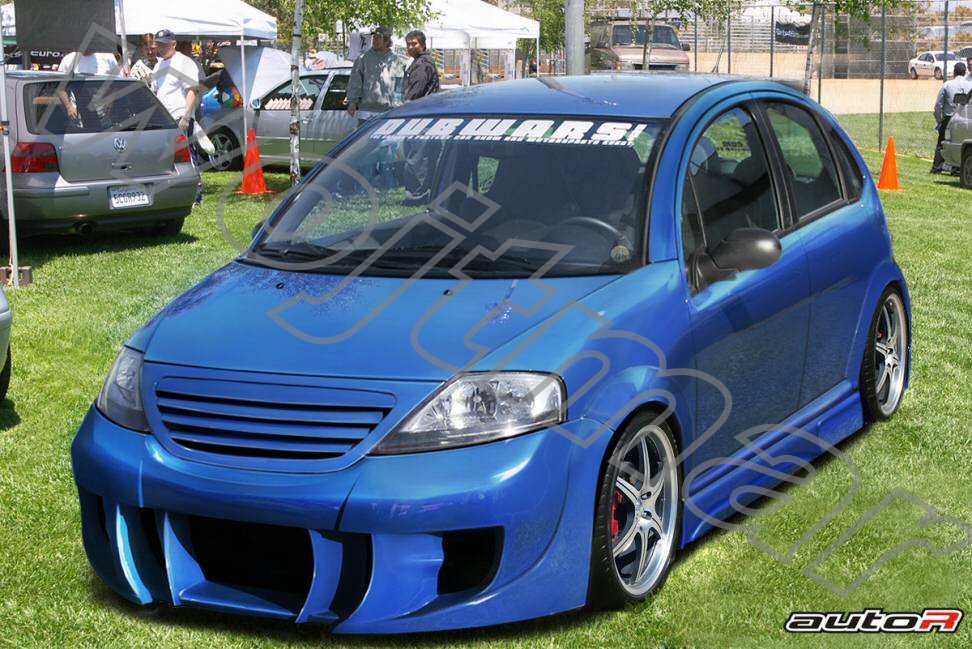 CITROEN C3 KOMPLETNY BODYKIT-ZDERZAK PRZÓD-ZDERZAK TYŁ-PROGI-AU ...