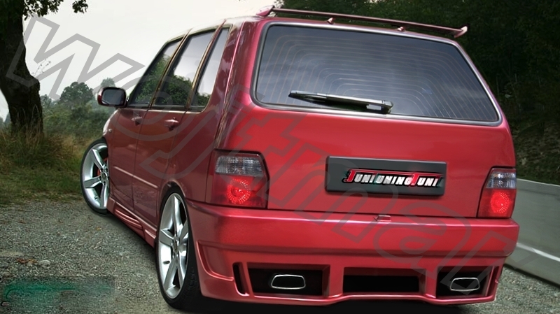 FIAT UNO KOMPLETNY BODYKIT -ZDERZAK PRZÓD-ZDERZAK TYŁ-PROGI-ST ...