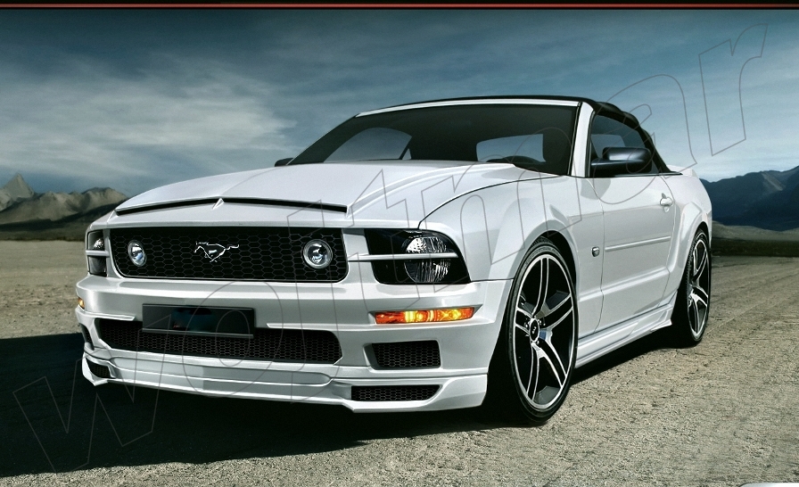 FORD MUSTANG KOMPLETNY BODYKIT -ZDERZAK PRZÓD-ZDERZAK TYŁ-PROGI-MASKA ...