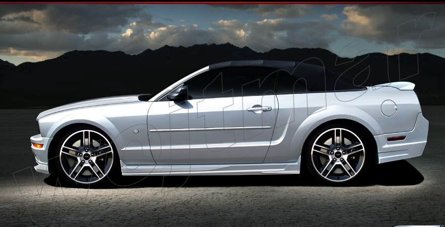 FORD MUSTANG KOMPLETNY BODYKIT -ZDERZAK PRZÓD-ZDERZAK TYŁ-PROGI-ST ...