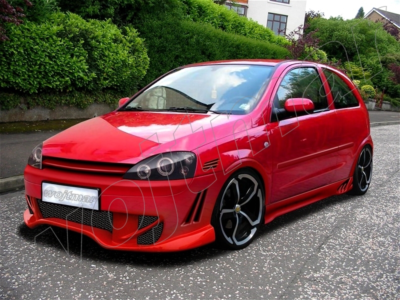 OPEL CORSA C KOMPLETNY BODYKIT-ZDERZAK PRZÓD-ZDERZAK TYŁ-PROGI-DJ3 ...