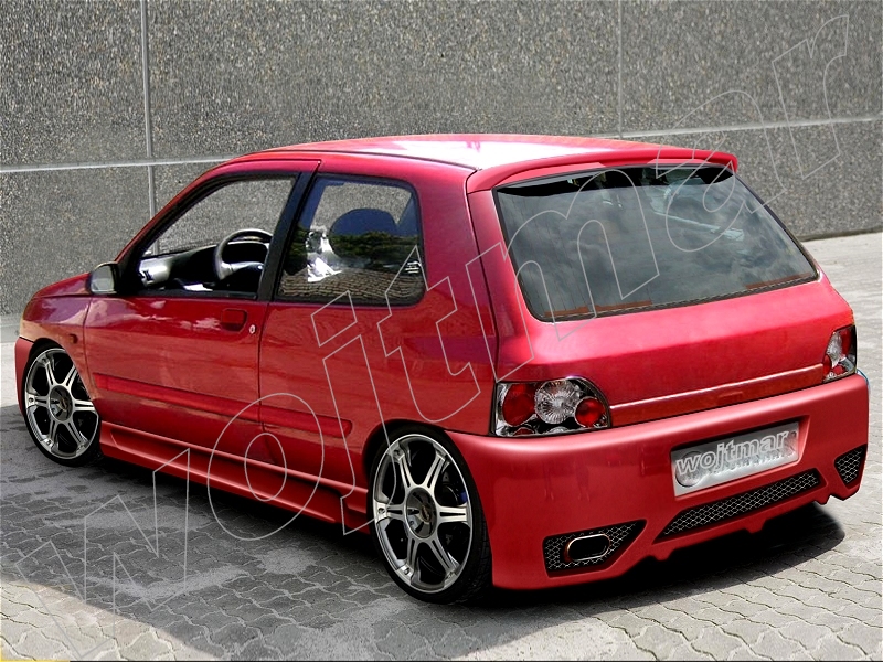 RENAULT CLIO 1 KOMPLETNY BODYKIT-ZDERZAK PRZÓD-ZDERZAK TYŁ-PROGI-DJ ...