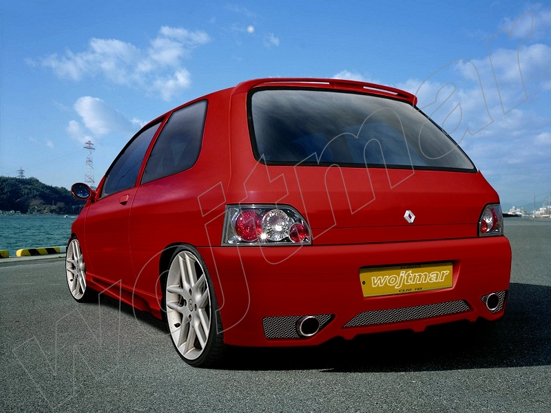 RENAULT CLIO 1 KOMPLETNY BODYKIT-ZDERZAK PRZÓD-ZDERZAK TYŁ-PROGI-DJ ...