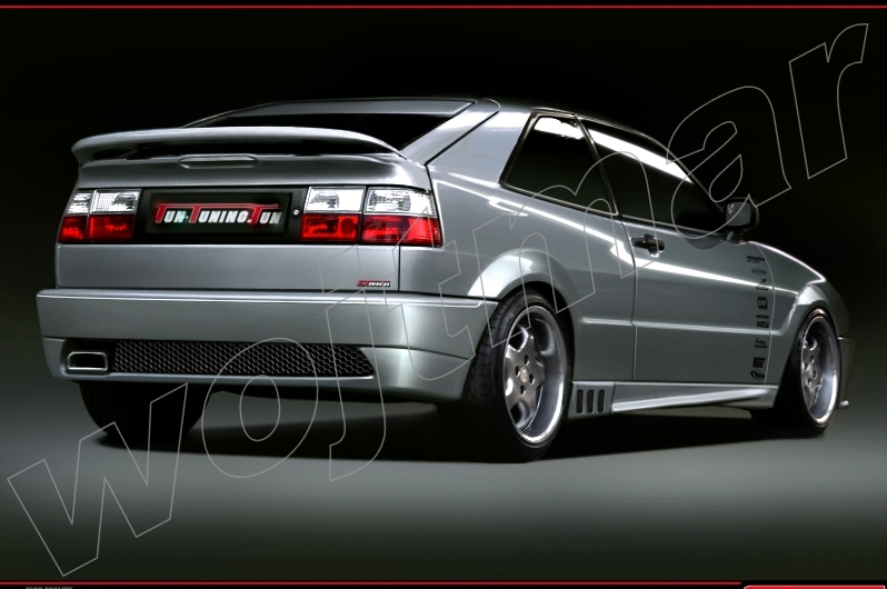 VW CORRADO KOMPLETNY BODYKIT-ZDERZAK PRZÓD-DOKŁADKA TYŁ-PROGI-DJ ...