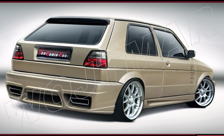 VW GOLF 2 KOMPLETNY BODYKIT-ZDERZAK PRZÓD-ZDERZAK TYŁ-PROGI-ST ...