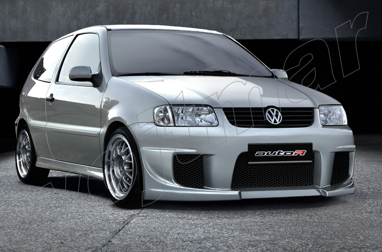 VW POLO 6N2 KOMPLETNY BODYKIT-ZDERZAK PRZÓD-ZDERZAK TYŁ-PROGI-AU ...